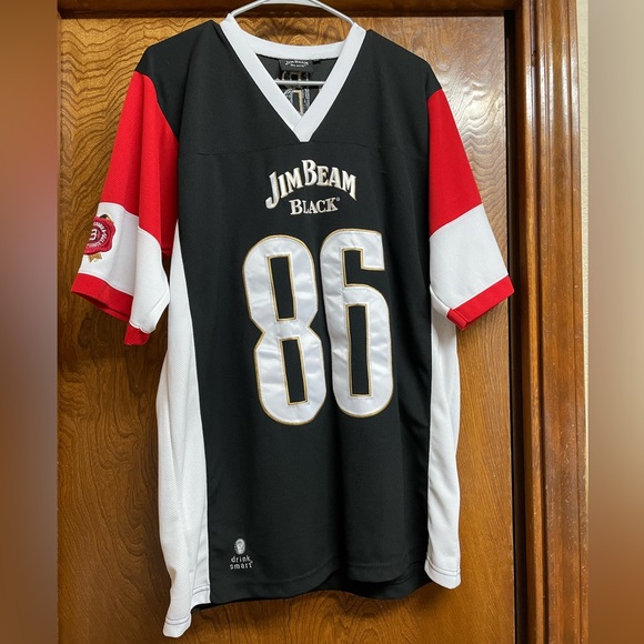 Jim Beam | Shirts | Vintage Jim Beam Black Jersey Size Large Mens ...